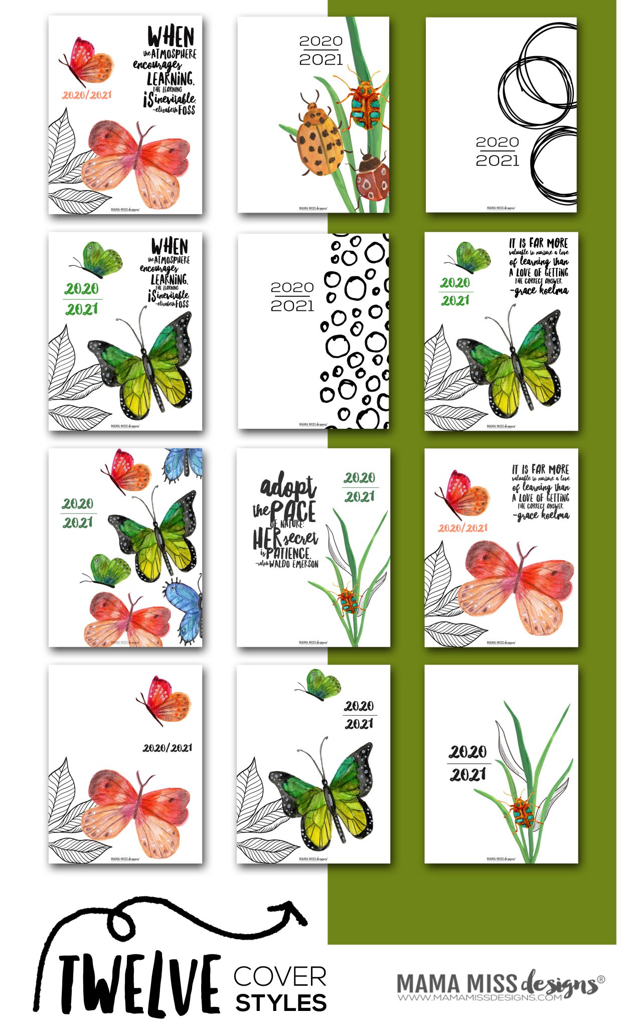 Shiny and new - the 2020/2021 Homeschool and Student Planner - Mama Miss