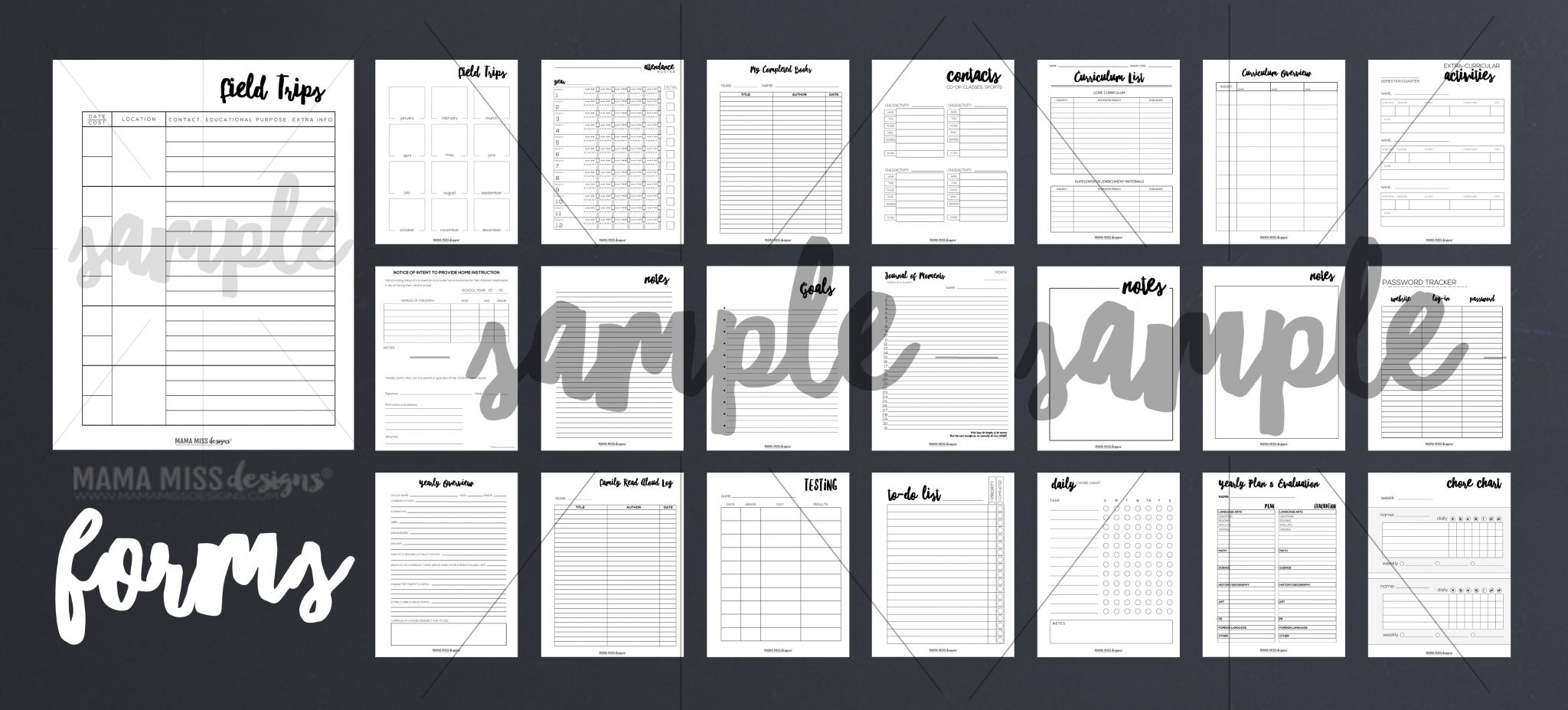 Shiny and new - the 2020/2021 Homeschool and Student Planner - Mama Miss