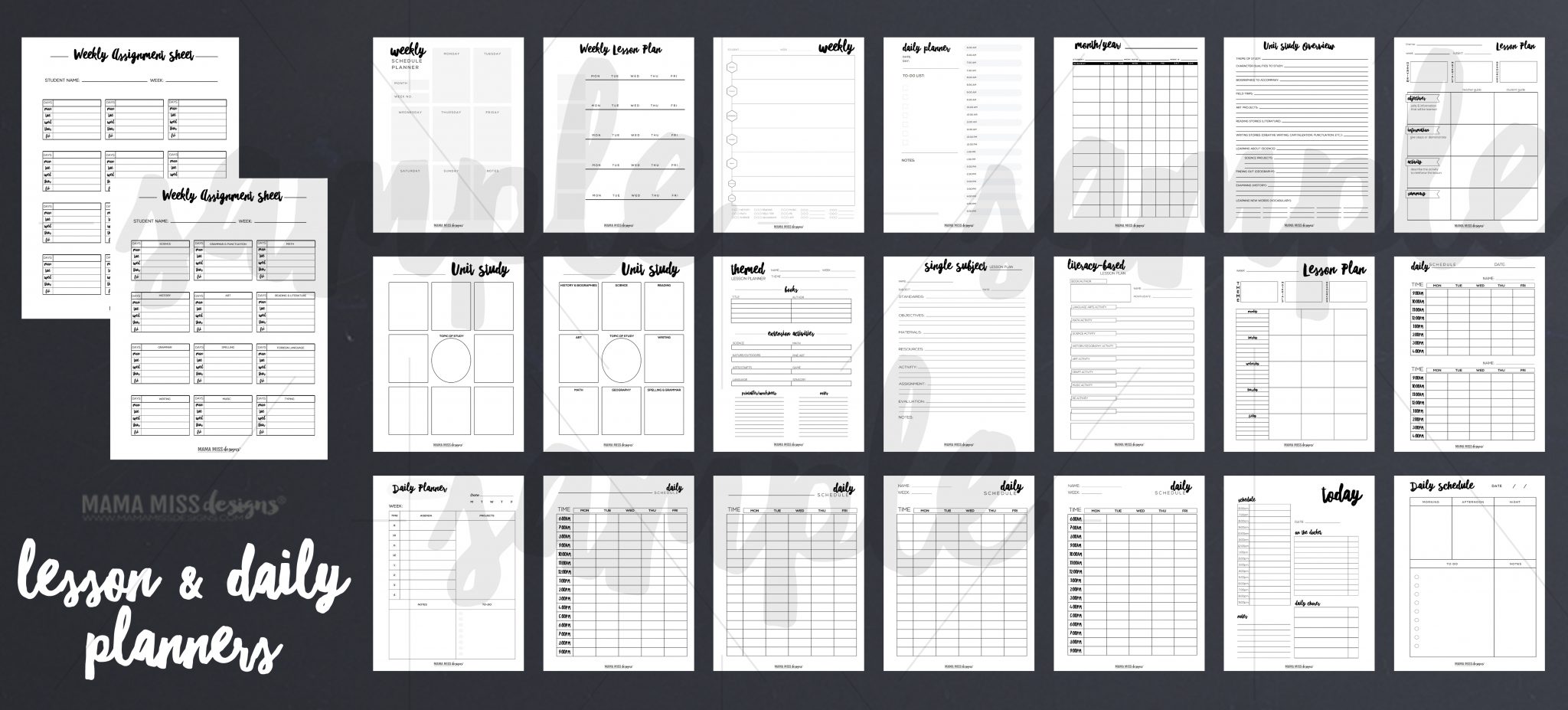 Shiny and new - the 2020/2021 Homeschool and Student Planner - Mama Miss